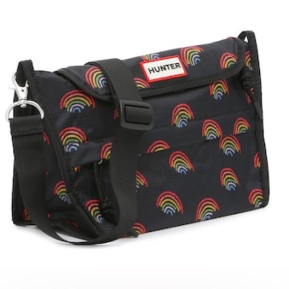 Hunter | Bags | Nwt Hunter Packable Crossbody In Mini Rainbow Print ...